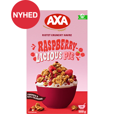 Granola Raspberry Licious Pie | AXA Morgenmad
