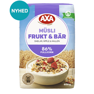 Müsli med frugt og bær | AXA Morgenmad